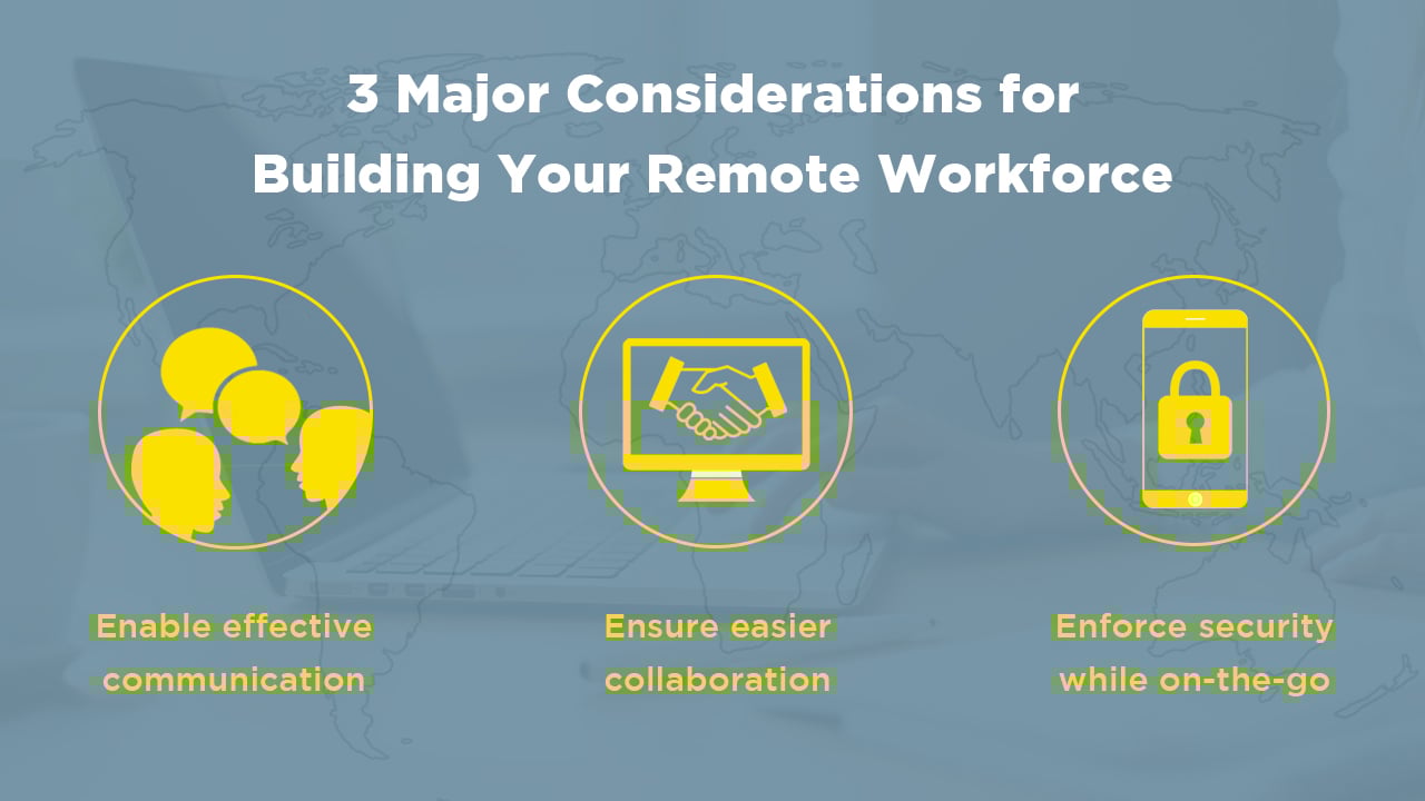 How to Build a Remote Workforce – 3 Major Considerations