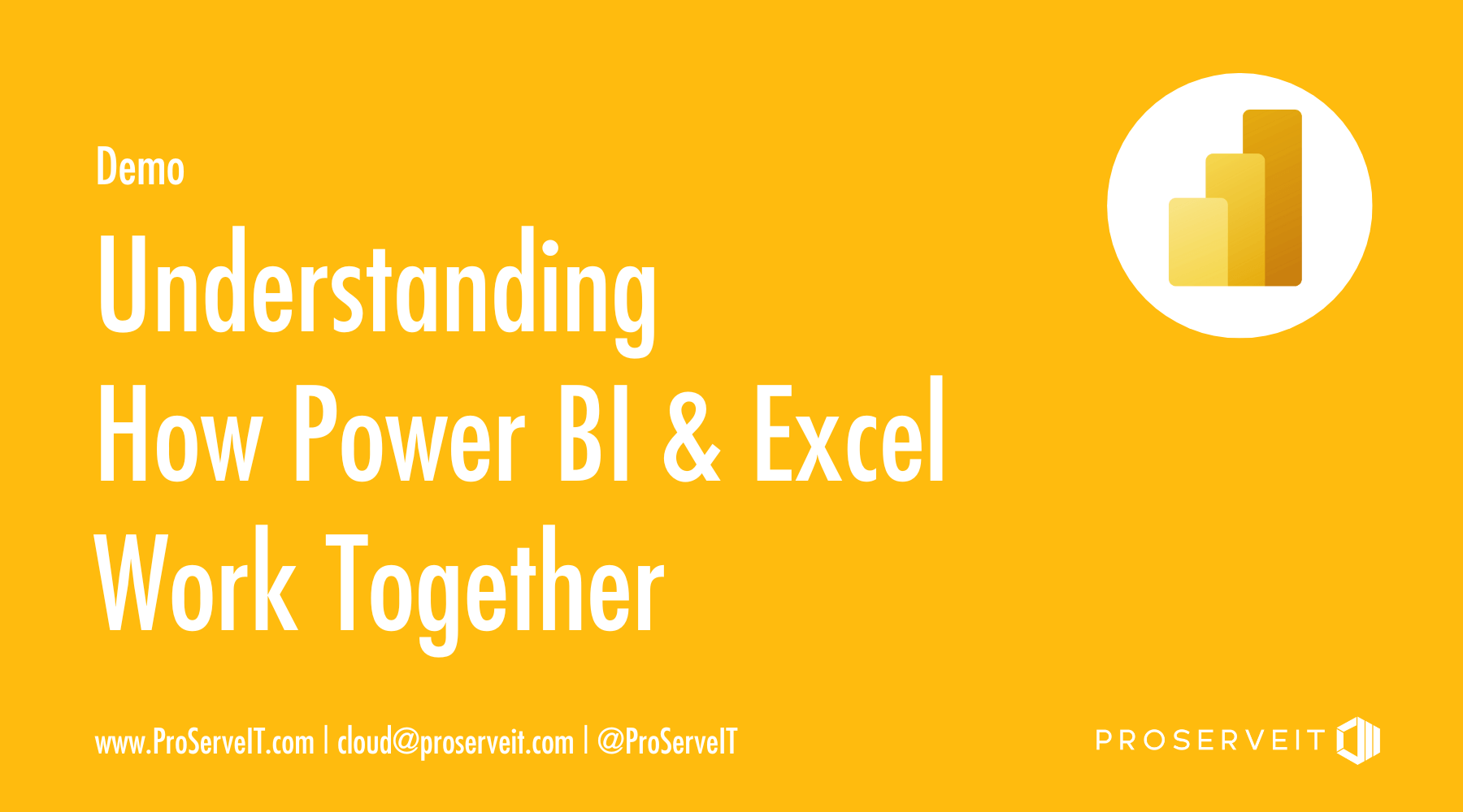 Power BI On-Demand Webinar Series | ProServeIT Learning Hub