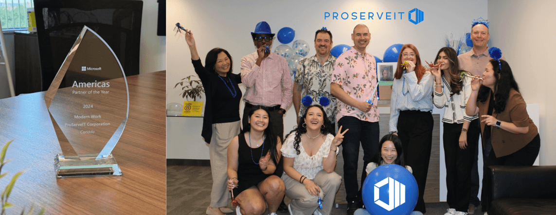 ProServeIT Wins 2024 Microsoft Partner of the Year Award for Modern Work